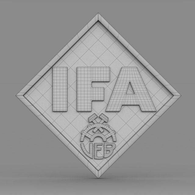 ifa logo 3D Model in Parts of auto 3DExport