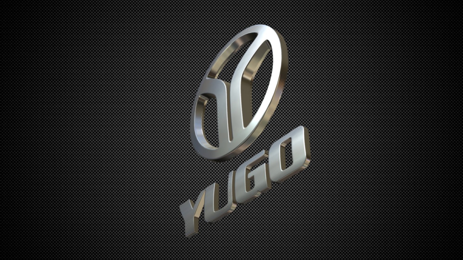yugo logo 3D Models in Parts of auto 3DExport