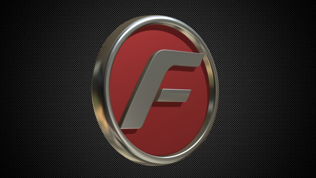 force logo 3D Model in Parts of auto 3DExport