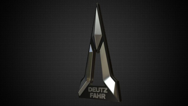 deutz fahr logo 3D Model in Parts of auto 3DExport