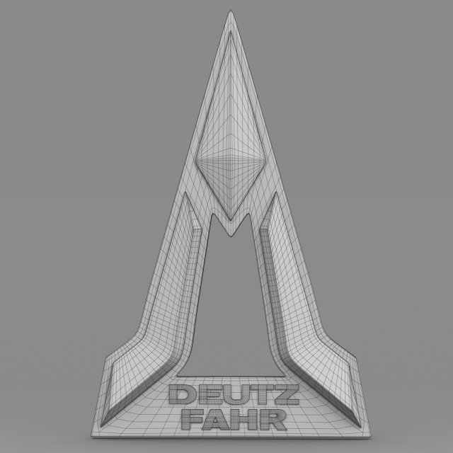 deutz fahr logo 3D Model in Parts of auto 3DExport