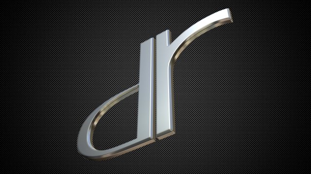 dr logo 3D Model in Parts of auto 3DExport
