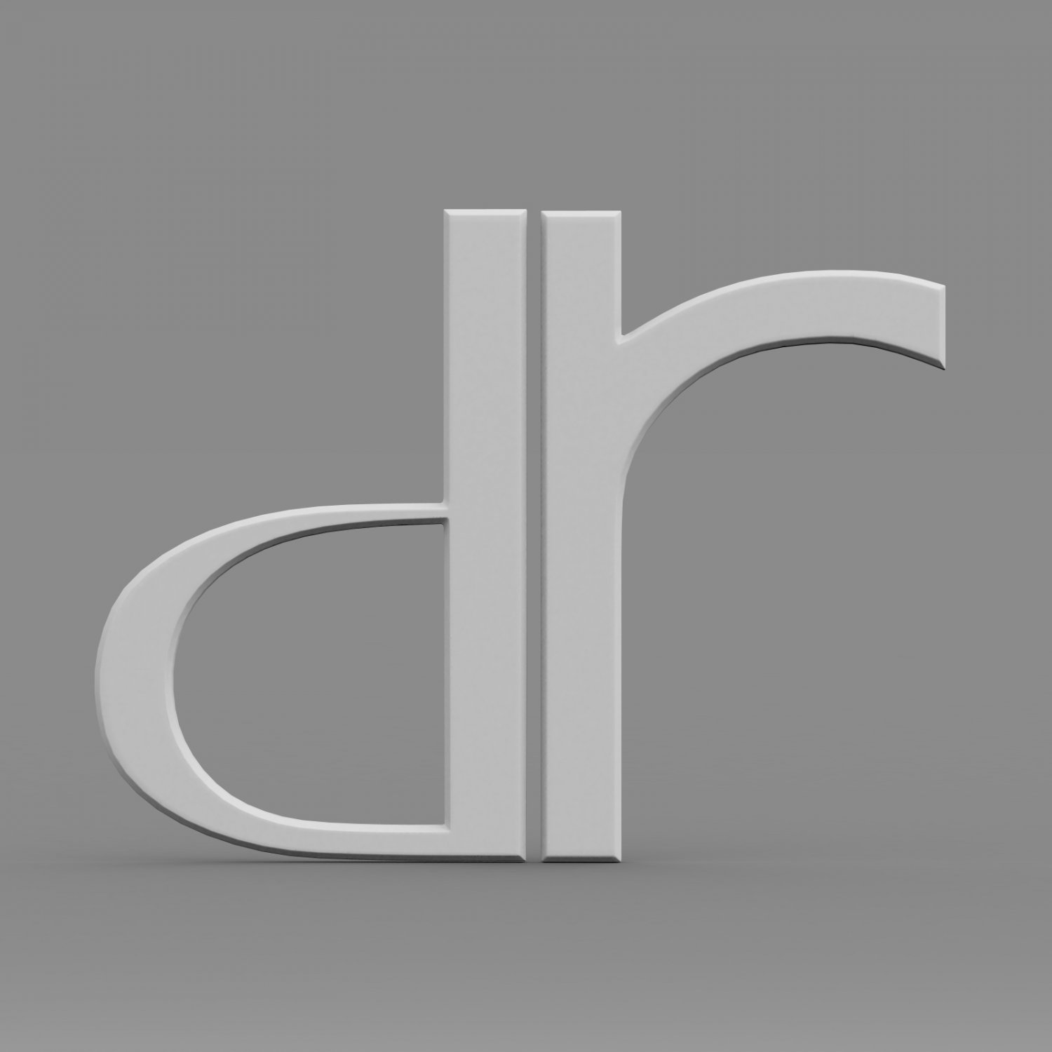 Dr logo 3D Model in Parts of auto 3DExport