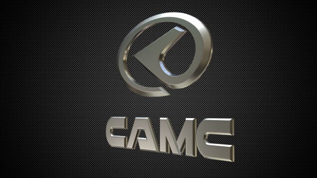 camc logo 3D Model in Parts of auto 3DExport
