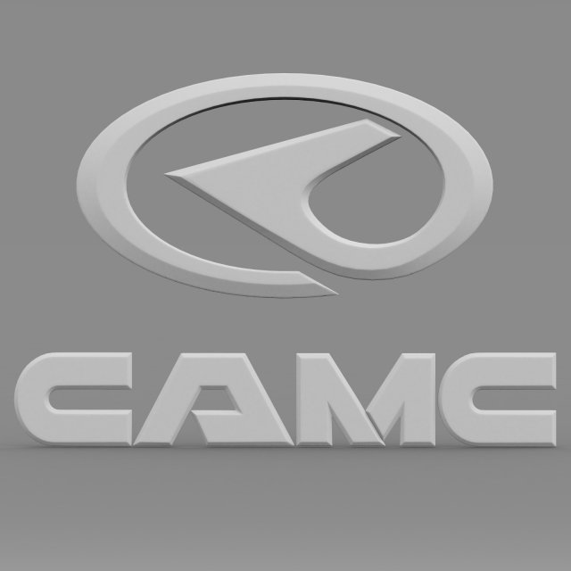 camc logo 3D Model in Parts of auto 3DExport