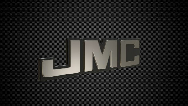 jmc logo 3D Model in Parts of auto 3DExport