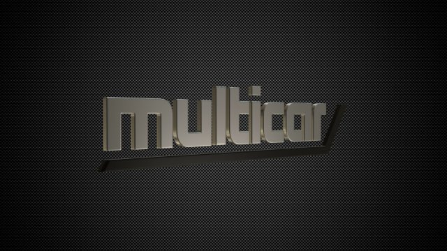 multicar logo 3D Model in Parts of auto 3DExport