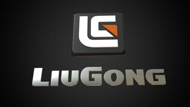 liugong logo 3D Model in Parts of auto 3DExport
