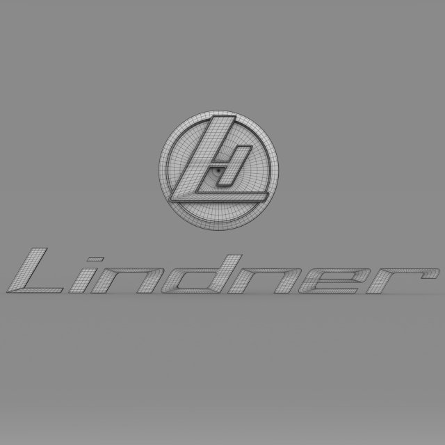 lindner logo 3D Model in Parts of auto 3DExport