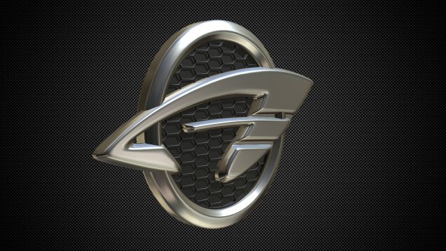 ravon logo 3D Model in Parts of auto 3DExport