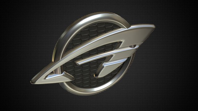 ravon logo 3D Model in Parts of auto 3DExport