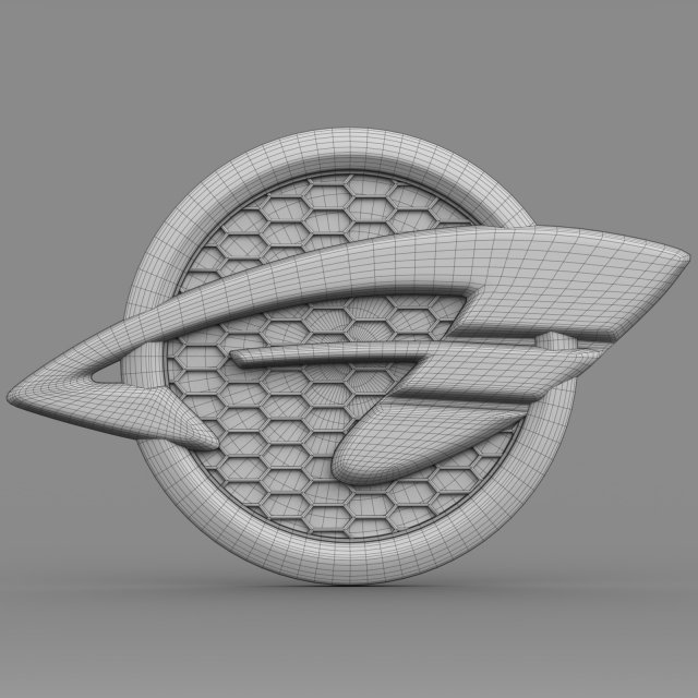 ravon logo 3D Model in Parts of auto 3DExport