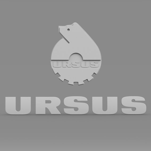 ursus logo 3D Model in Heavy Equipment 3DExport