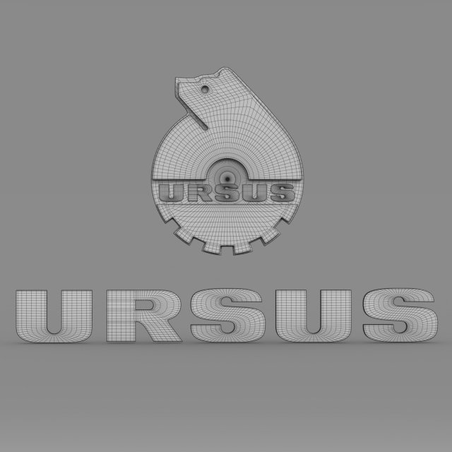 ursus logo 3D Model in Heavy Equipment 3DExport