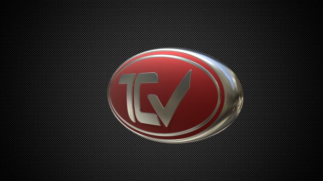 tcv logo 3D Model in Parts of auto 3DExport