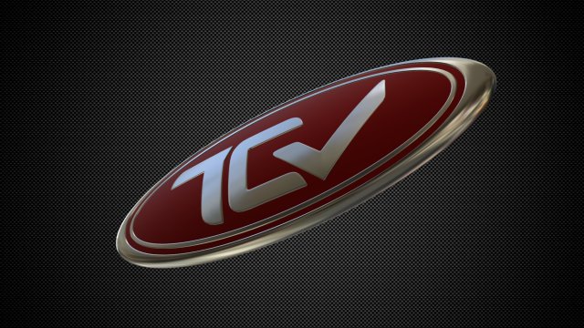 tcv logo 3D Model in Parts of auto 3DExport