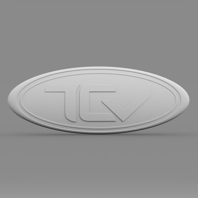 tcv logo 3D Model in Parts of auto 3DExport
