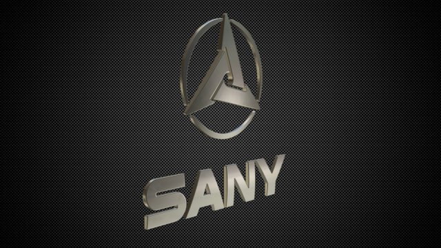 sany logo 3D Model in Heavy Equipment 3DExport
