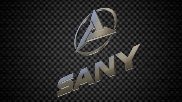sany logo 3D Model in Heavy Equipment 3DExport