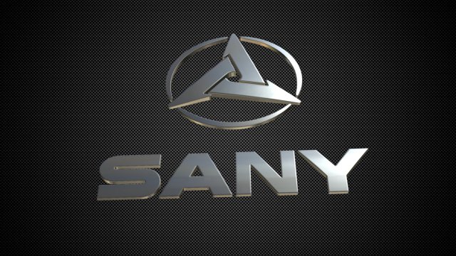 sany logo 3D Model in Heavy Equipment 3DExport