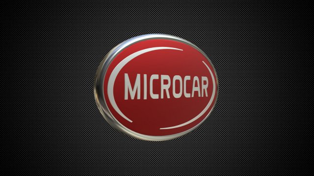 microcar logo Modèle 3D in Parties d'auto 3DExport