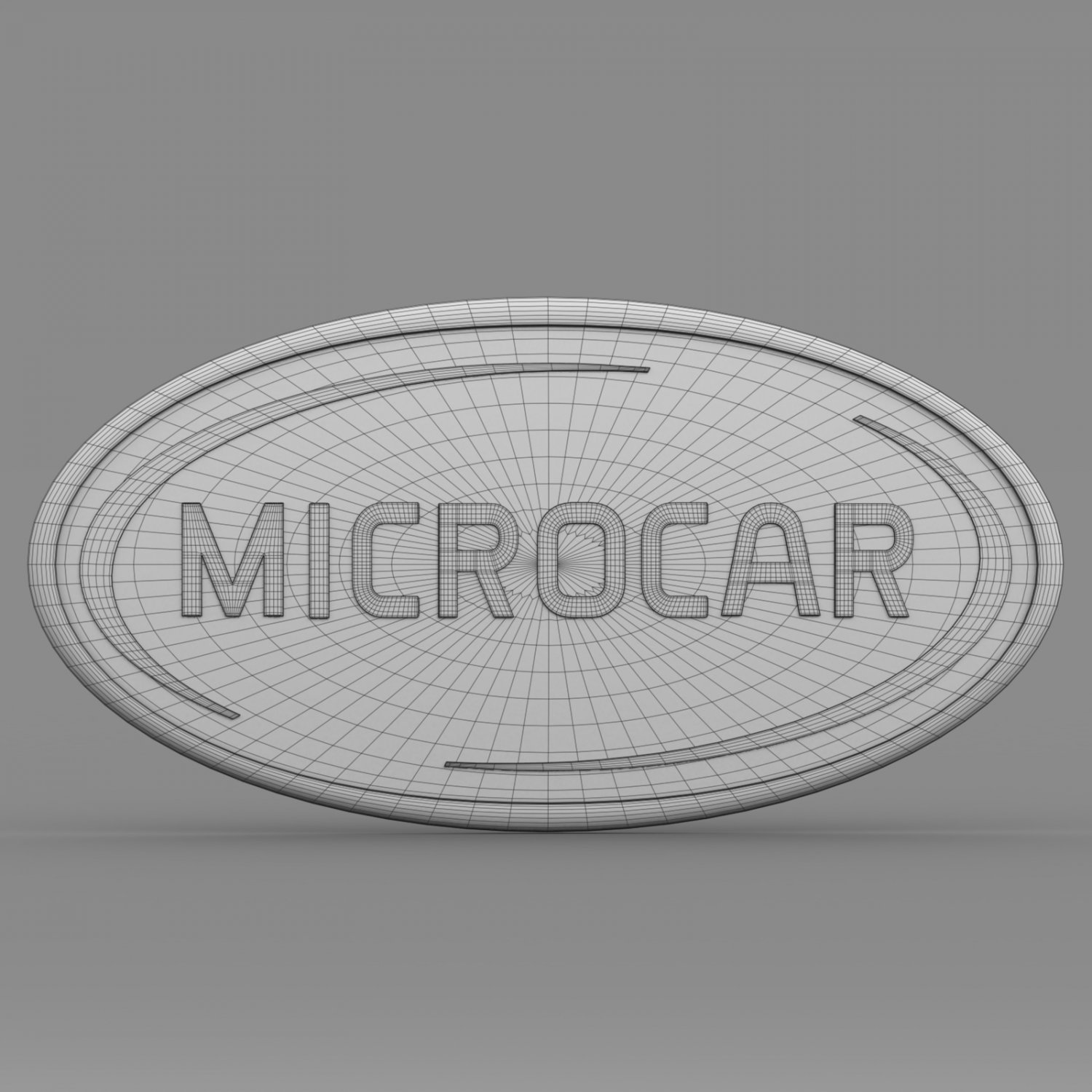 Microcar logo Modèle 3D in Parties d'auto 3DExport
