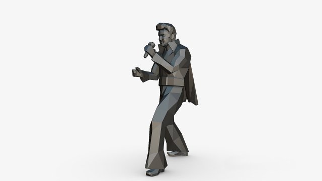 Elvis 3D Print Model in Man 3DExport