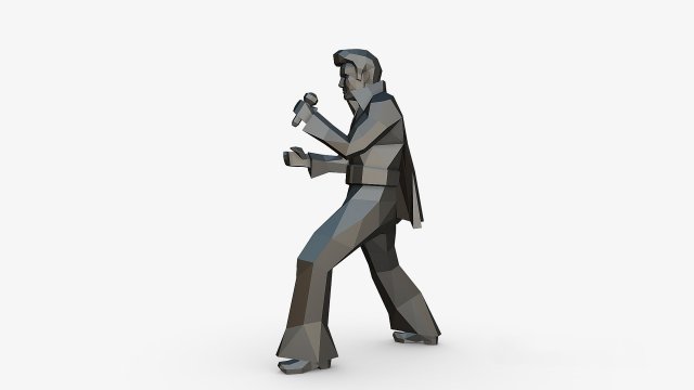 Elvis 3D Print Model in Man 3DExport