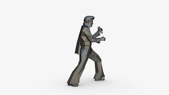 Elvis 3D Print Model in Man 3DExport