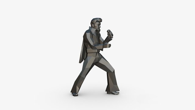 Elvis 3D Print Model in Man 3DExport