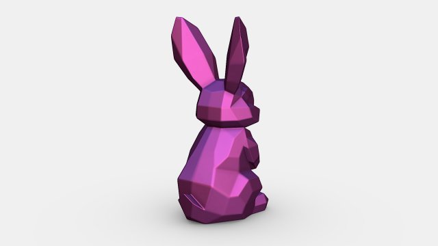Bunny 3D Print Model in Animals 3DExport