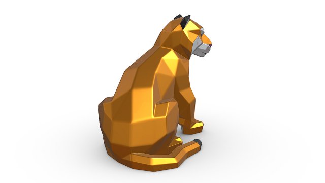 Tiger 3D Print Model in Animals 3DExport