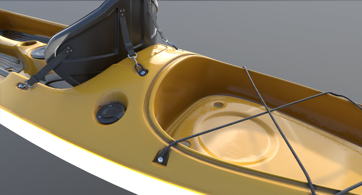 kayak realistic 3D Models in Boats 3DExport
