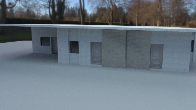 modern house moel 3D Model in Buildings 3DExport