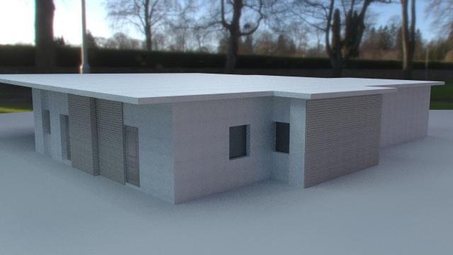 modern house moel 3D Model in Buildings 3DExport