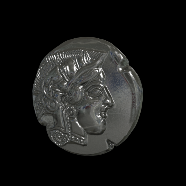 athena coin 3D Print Model in Coins and Badges 3DExport