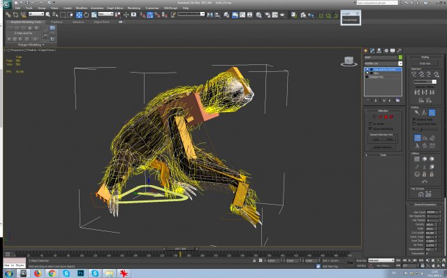 sloth 3D Model in Wildlife 3DExport