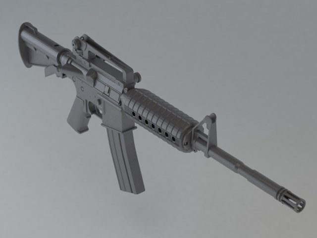 m4 carbine 3D Print Model in Other 3DExport