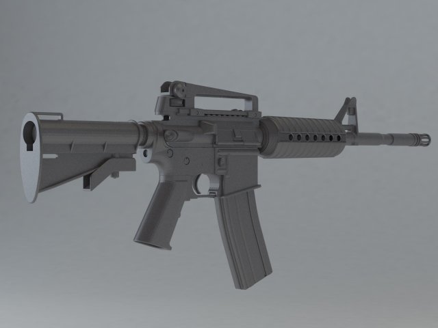 m4 carbine 3D Print Model in Other 3DExport