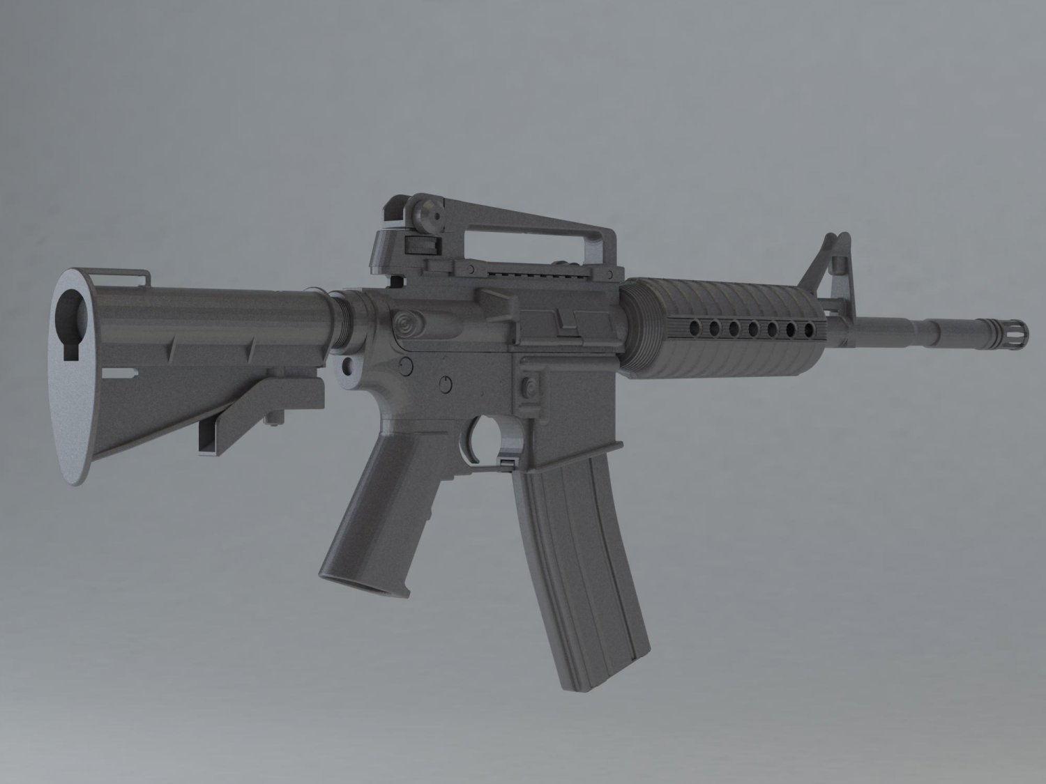 M4 Carbine 3D Model in Other 3DExport
