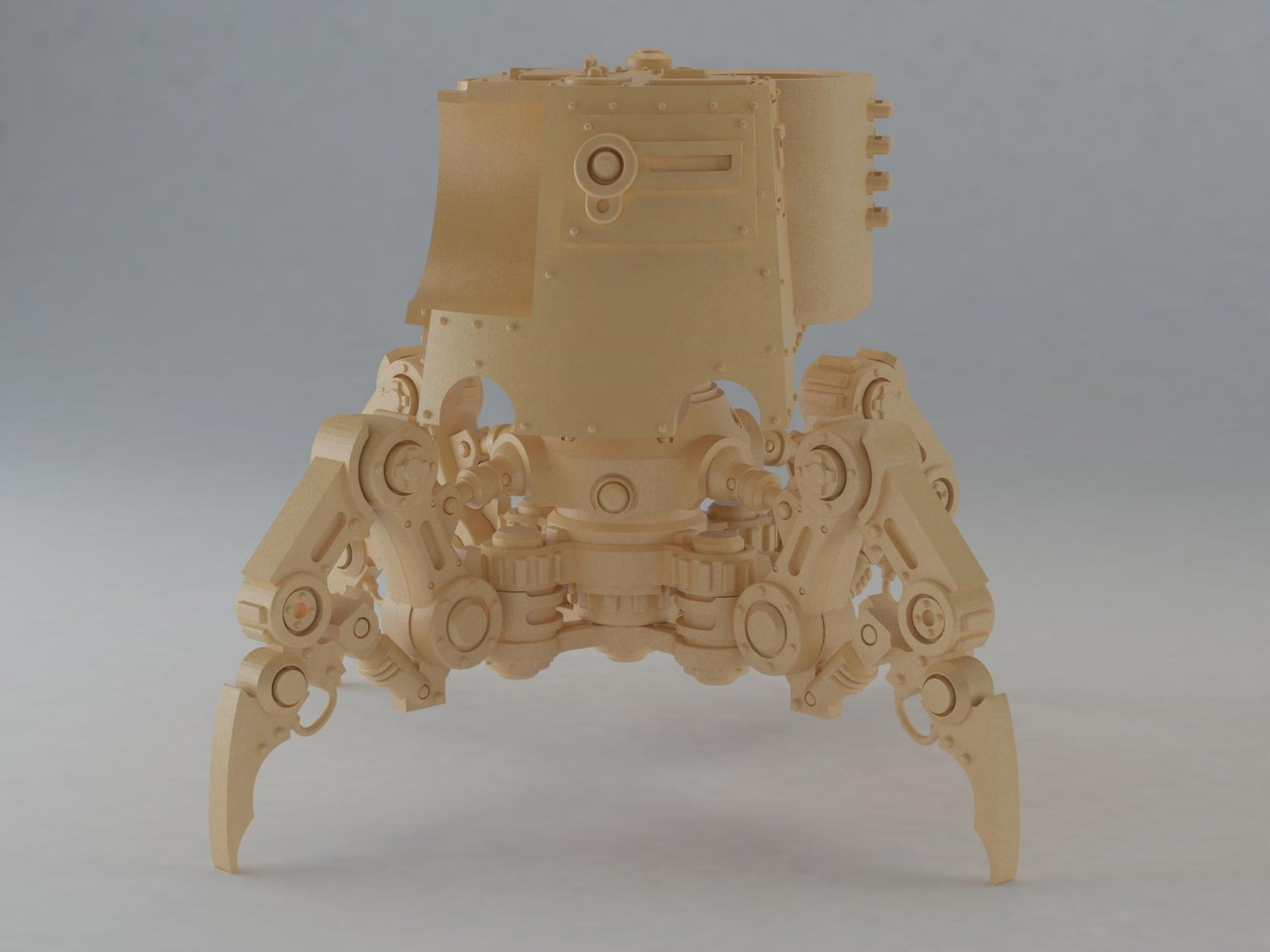 Walking Robot 3D Model in Robotics 3DExport