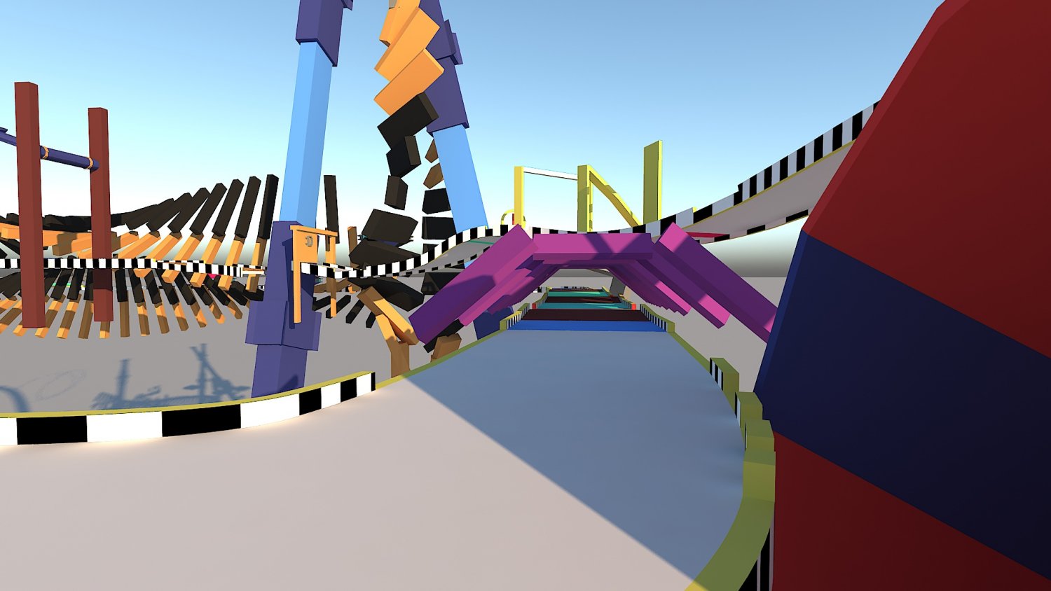 stunt map circuit - 2 3D Models in Race Track 3DExport