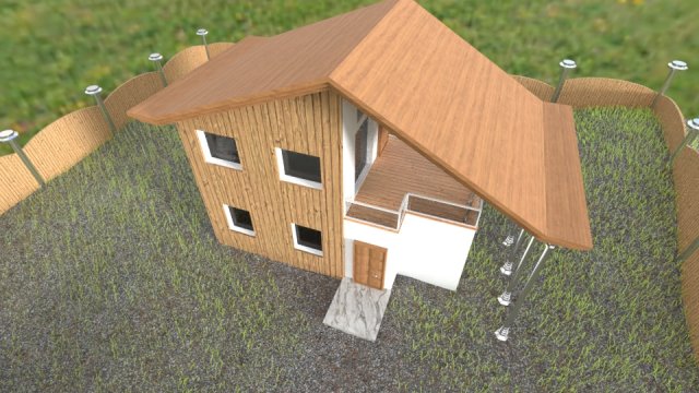 house exterior 3D Model in Buildings 3DExport
