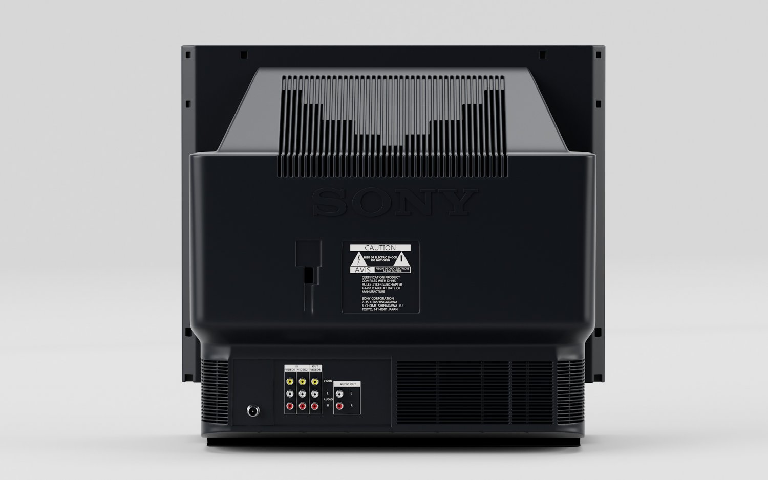 sony trinitron 3D Models in TV 3DExport