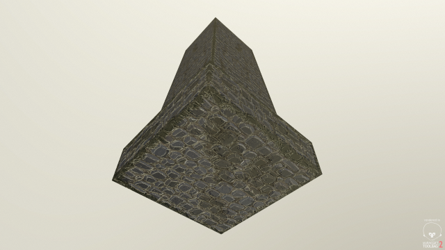 low poly statue 3D Model in Landmarks 3DExport