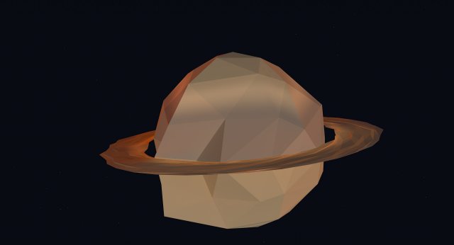 low poly solar system 3D 모델 in 기타 3DExport