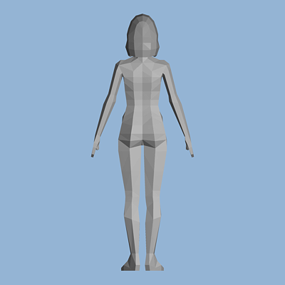 Female Character 02 3D Model in Woman 3DExport
