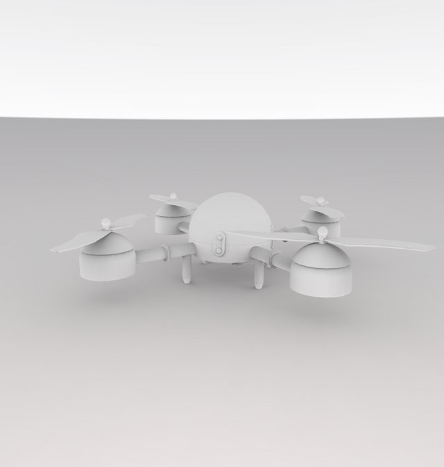 simple drone 3D Model in Drone / Copter 3DExport