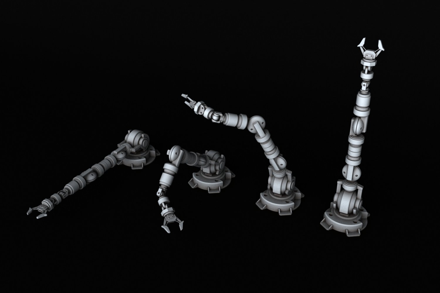 BATTLETECH Mechanical arm manipulator 3D Model in Board Games 3DExport