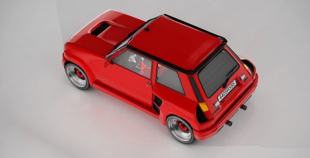 renault 5 turbo 3D Model in Sport Cars 3DExport